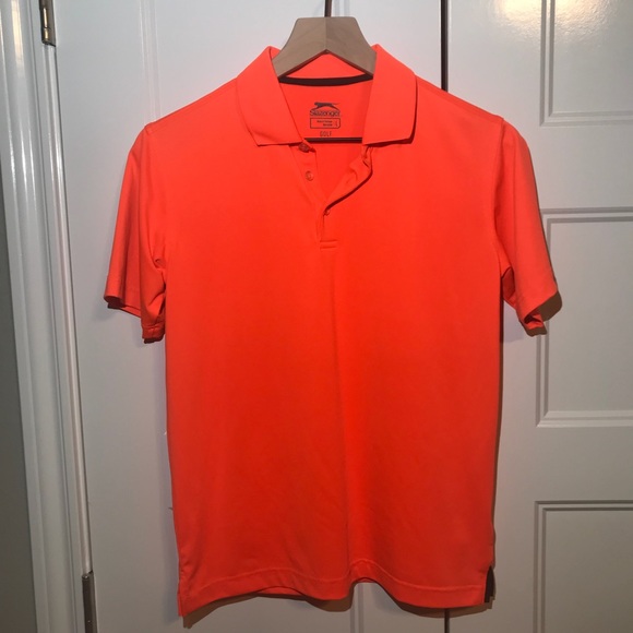 Slazenger | Shirts & Tops | Slazenger Bright Orange Golf Shirt | Poshmark